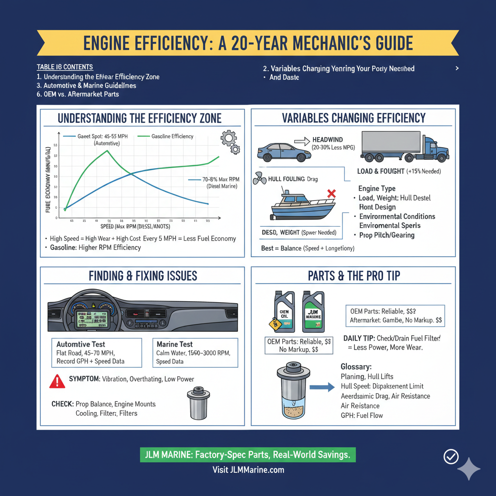 most efficient engine rpm