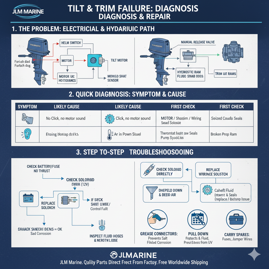 Diagnosing Tilt and Trim Malfunctions on Outboards – JLM Marine Boat ...