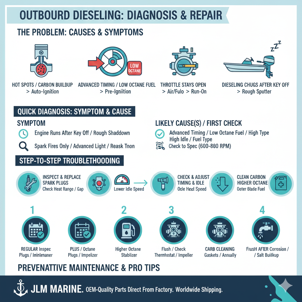 Dieseling (Engine Run-On) in Outboards: Causes & Prevention – JLM ...