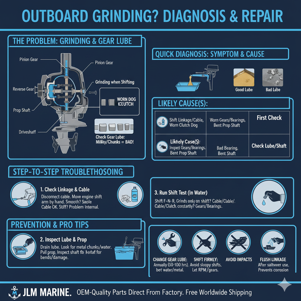 Grinding Noise in the Lower Unit: Signs of Gearbox Trouble – JLM Marine ...