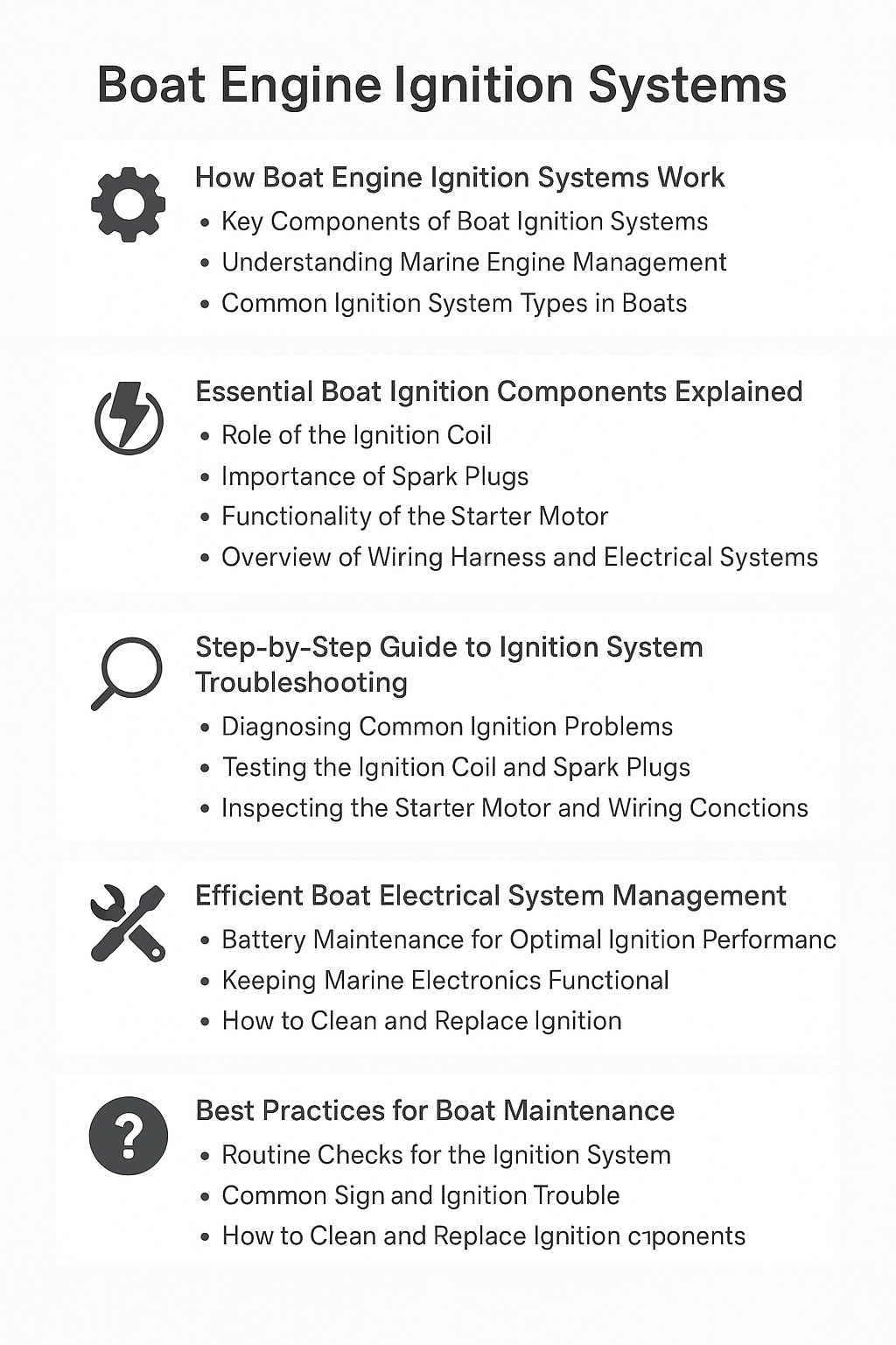Boat Engine Ignition System Guide – JLM Marine Boat Parts Limited