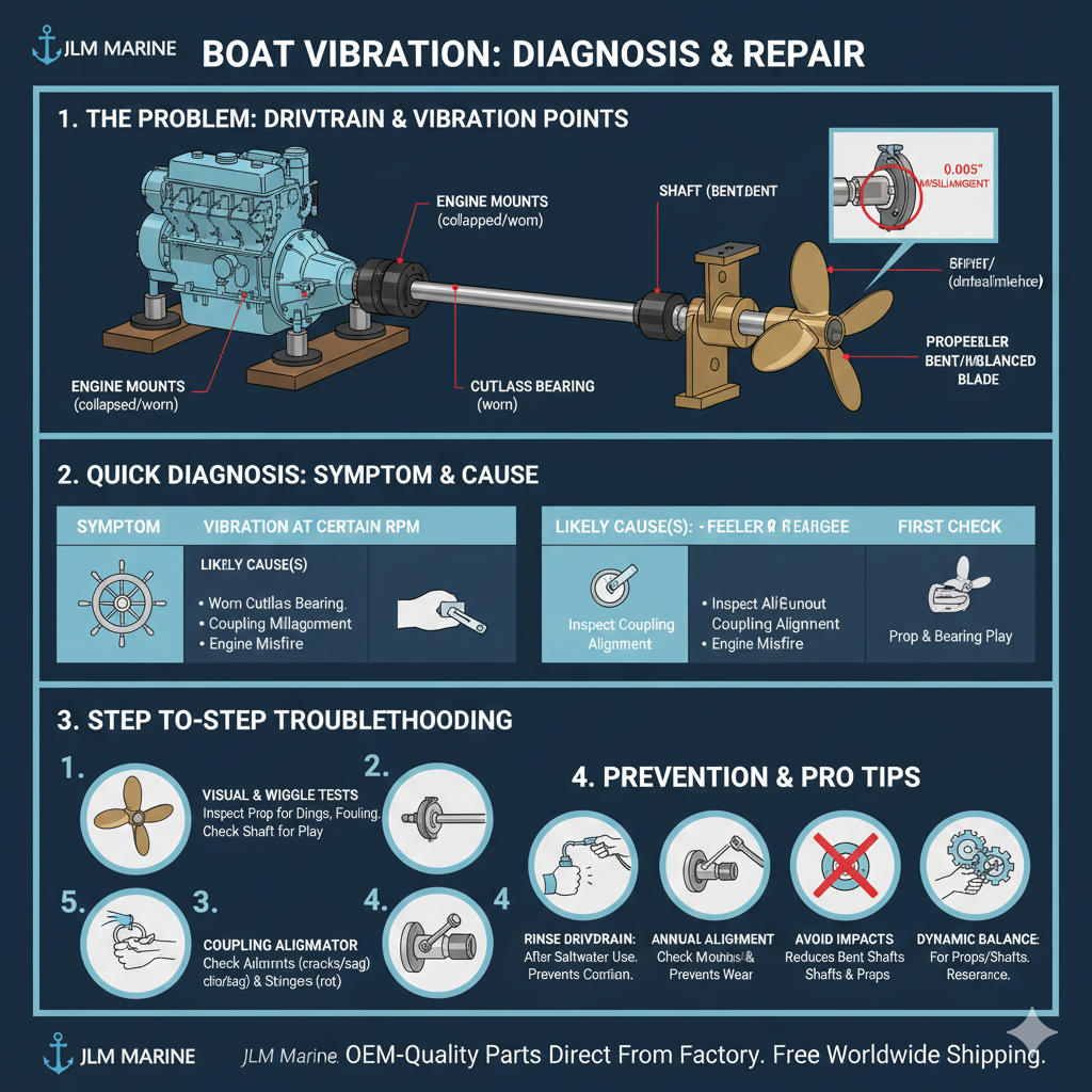 Propeller Vibrations: Diagnosing Bent Shafts or Blades – JLM Marine ...