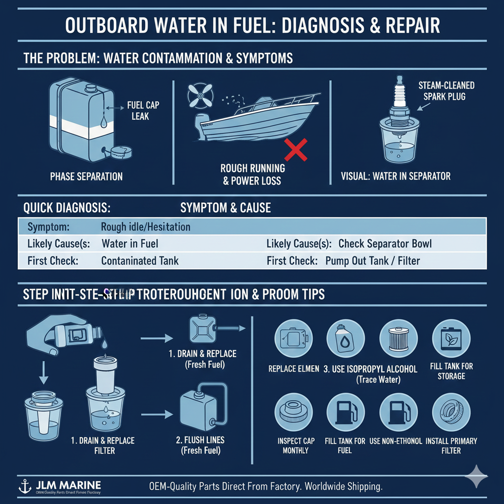 Water in Fuel: How to Get Your Outboard Running Again – JLM Marine Boat ...